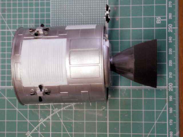 出戻りモデラーの模型放浪記: 製作記 タミヤ1/70アポロ宇宙船